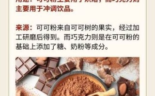 巧克力粉和可可粉的区别_哪个更健康