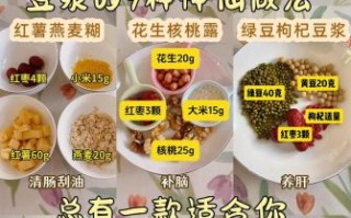 豆浆怎么做才好喝_家用破壁机豆浆配方