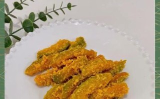 蛋黄焗南瓜怎么做酥脆好吃_南瓜条不软塌的秘诀