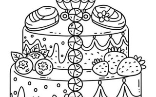 蛋糕简笔画怎么画_蛋糕简笔画视频教程