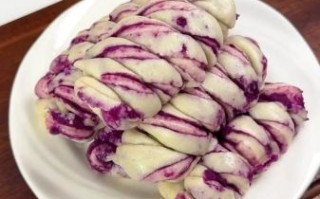 紫薯花卷怎么做_紫薯花卷花样做法大全