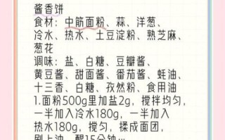 酱香饼怎么做_酱香饼酱料配方