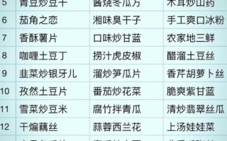 素菜有哪些好吃又健康_素菜菜单怎么搭配营养均衡