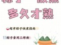 高压锅煮粽子多长时间能熟_粽子要压多久才软糯