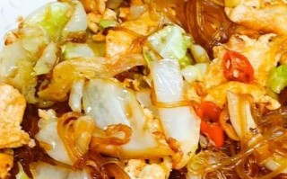 包菜炒粉条怎么炒不粘锅_包菜炒粉条的家常做法