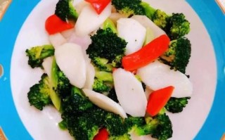 清炒山药西兰花怎么做_山药西兰花焯水多久