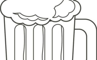 啤酒杯简笔画怎么画_啤酒杯简笔画教程