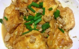 锅塌豆腐盒怎么做_锅塌豆腐盒家常做法