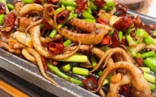 铁板牛肉怎么做_铁板鱿鱼须的做法