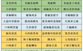 家庭小炒500款菜单_怎么做简单又下饭