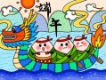 端午节手绘图片怎么画_端午节简笔画教程