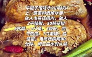 牛腱子肉怎么炖才烂_牛腱子肉焯水多久