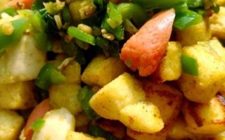 馒头炒着吃怎么做好吃_炒馒头丁的家常做法