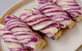 紫薯花卷的做法大全_紫薯花卷怎么蒸才松软