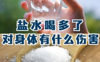 盐汽水喝多了对身体有害吗_盐汽水过量危害