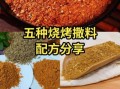 川味烧烤撒料配方大全_如何调出正宗麻辣味