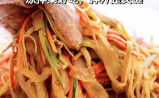 五彩拉皮怎么做好吃_五彩拉皮的家常做法