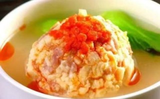 蟹粉狮子头是什么菜_蟹粉狮子头怎么做