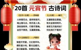 元宵节古诗有哪些_元宵节古诗怎么赏析