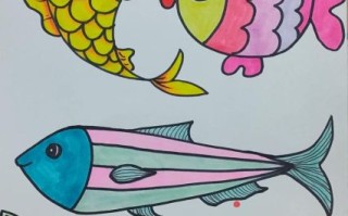 怎么画鱼简单又好看_儿童画鱼步骤图