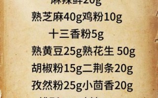 烧烤店刷酱配方_怎么调出招牌味道