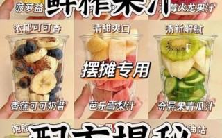 商用鲜榨果汁配方怎么做_鲜榨果汁开店配方比例