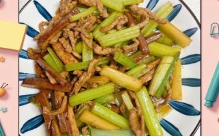 芹菜香干炒肉丝怎么炒才脆嫩_芹菜香干炒肉丝热量高吗