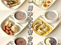 早餐吃什么健康又方便_一周早餐搭配推荐