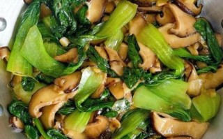 香菇油菜怎么炒好吃_香菇油菜图片高清