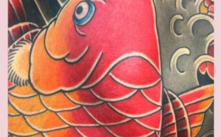 鲤鱼跃龙门纹身图片_适合什么部位