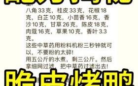 脆皮烤鸭脆皮水怎么调_脆皮烤鸭脆皮水最佳配方