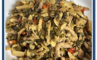 雪菜炒肉丝怎么炒才嫩_雪菜炒肉丝用哪个部位肉