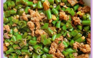 豆角炒肉末怎么做好吃_豆角炒肉末的家常做法