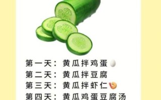 黄瓜三天快速减肥法_真的能瘦几斤