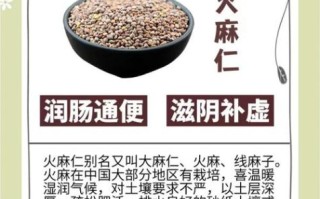 火麻仁的功效与作用_火麻仁的禁忌有哪些