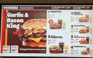 汉堡王加盟条件_汉堡王菜单价格表