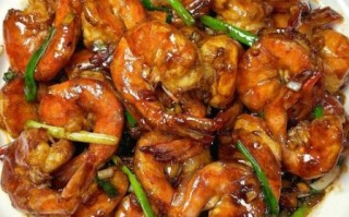 浇汁大虾怎么做好吃_浇汁大虾的做法大全