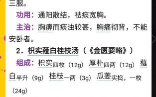 瓜蒌薤白桂枝汤的功效与作用_瓜蒌薤白桂枝汤适合什么人喝