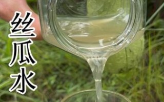 丝瓜水有什么功效_丝瓜水怎么用效果最好