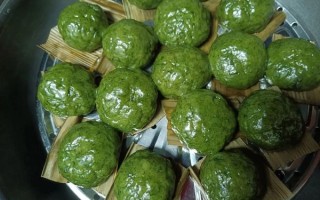 青团艾叶和糯米粉的比例是多少_青团怎么做不塌陷