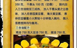 铁锅炖酱料怎么调_铁锅炖酱料配方比例