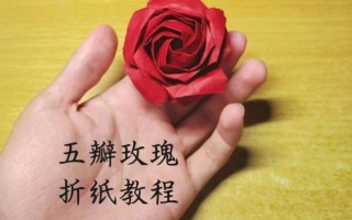 玫瑰花怎么折_玫瑰花手工制作教程