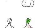 大蒜简笔画怎么画_大蒜图片简笔画教程
