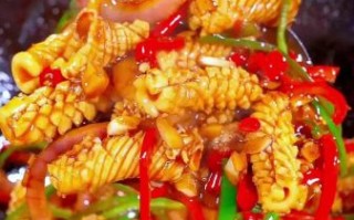 鱿鱼花怎么做好吃_家常鱿鱼花做法