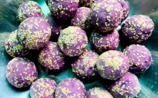 香芋紫薯球怎么做_香芋紫薯球热量高吗