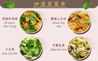 饭店炒菜菜单有哪些_怎么点菜最划算