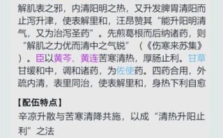 葛根芩连汤的功效与作用_葛根芩连汤适合什么人