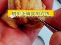扇贝什么地方不能吃_图解部位