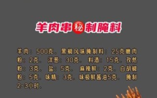 烧烤肉串怎么腌制_烧烤肉串腌制配方