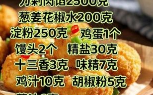 炸牛肉丸子怎么做才外酥里嫩_正宗炸牛肉丸子配方